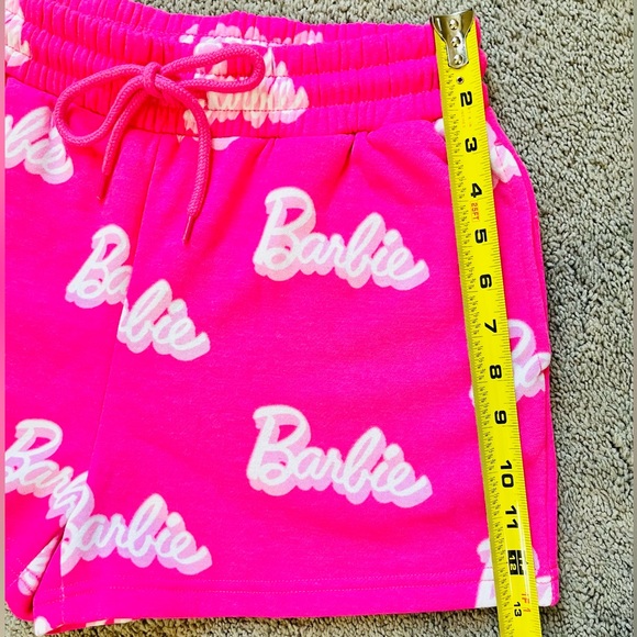 Barbie | Shorts | Last One New Barbie Viral Hot Pink Logo Sweat Shorts ...